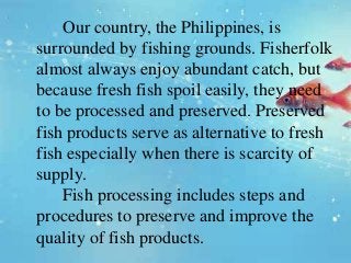 How do you preserve fish in the Philippines?