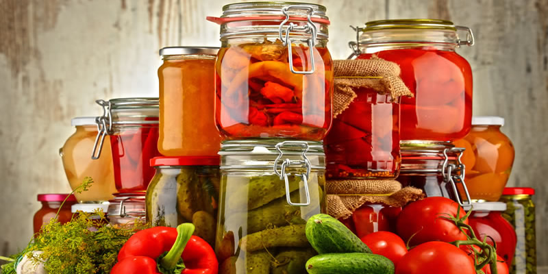 How do you preserve food in jars for years?