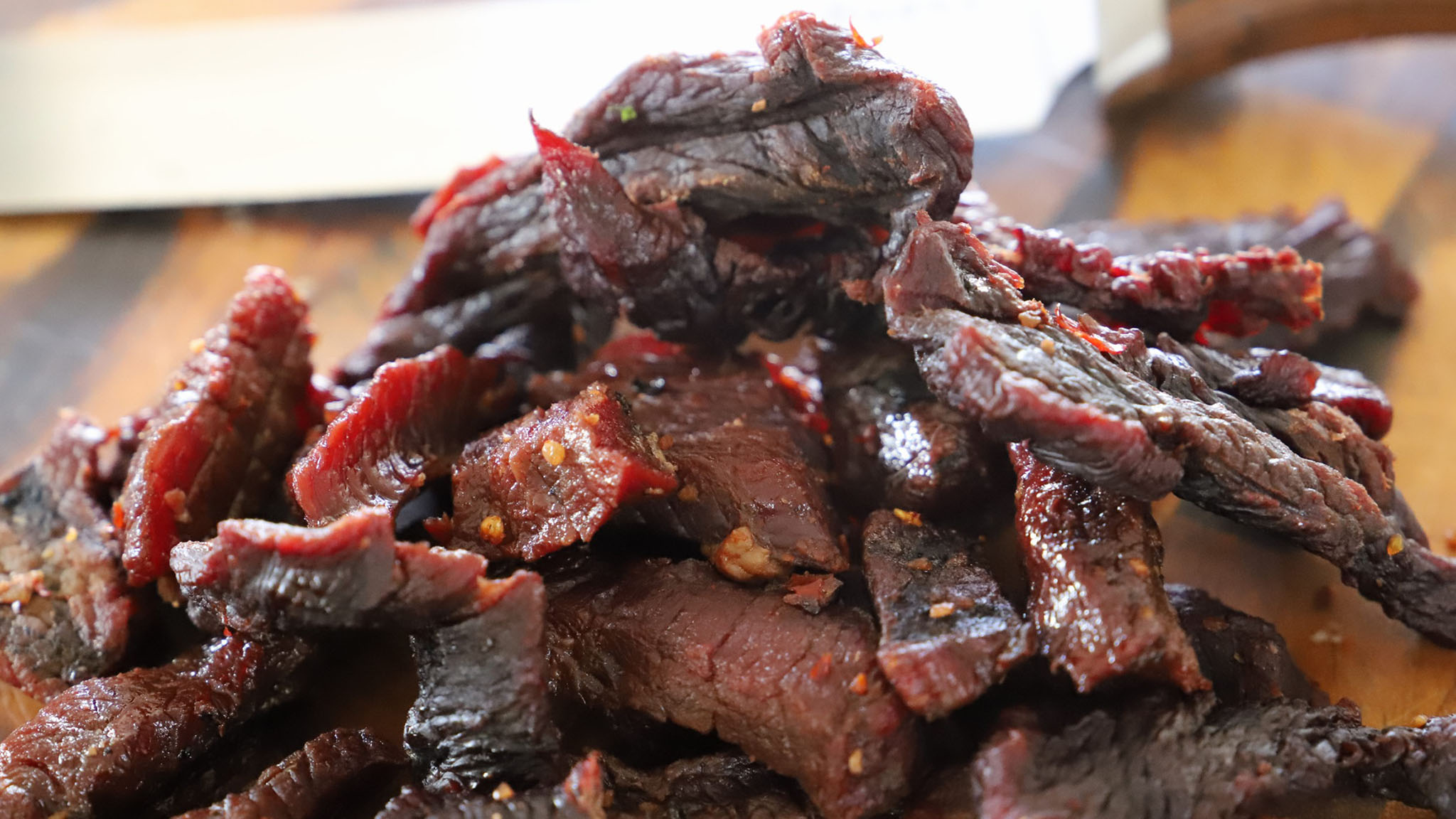 How do you preserve smoked jerky?