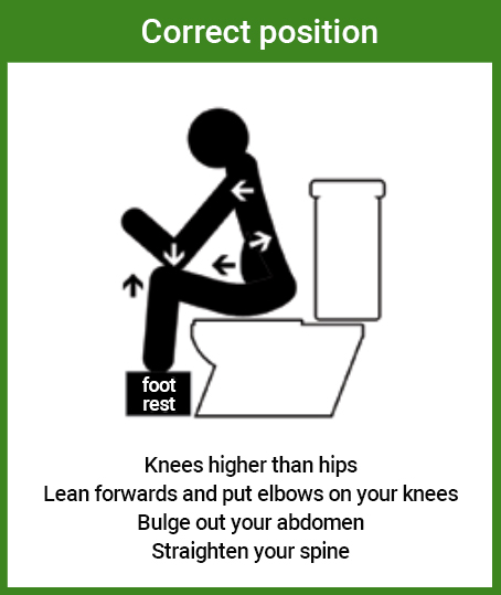 How do you push poop out when constipated?