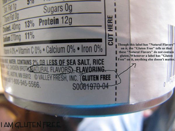 How do you read a food label to avoid gluten?