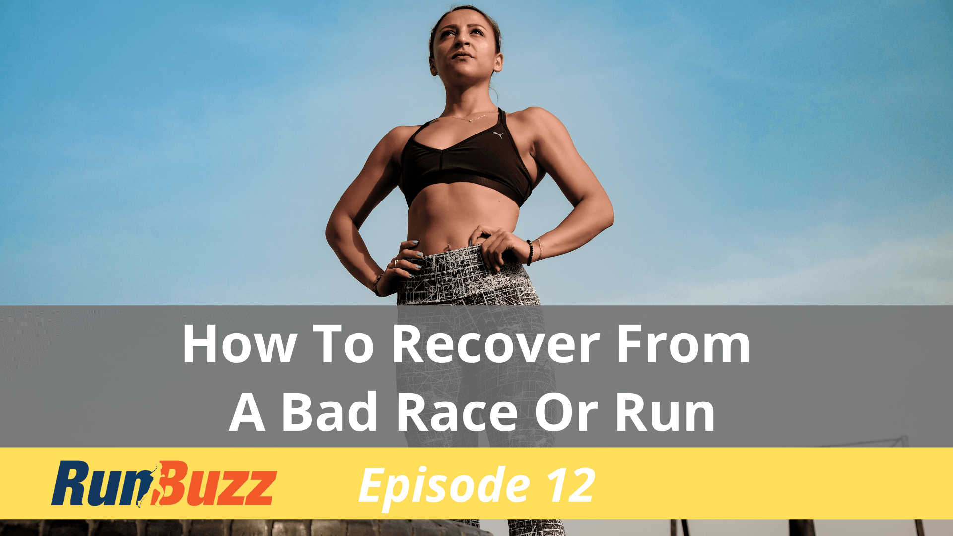 How do you recover from a disappointing race?