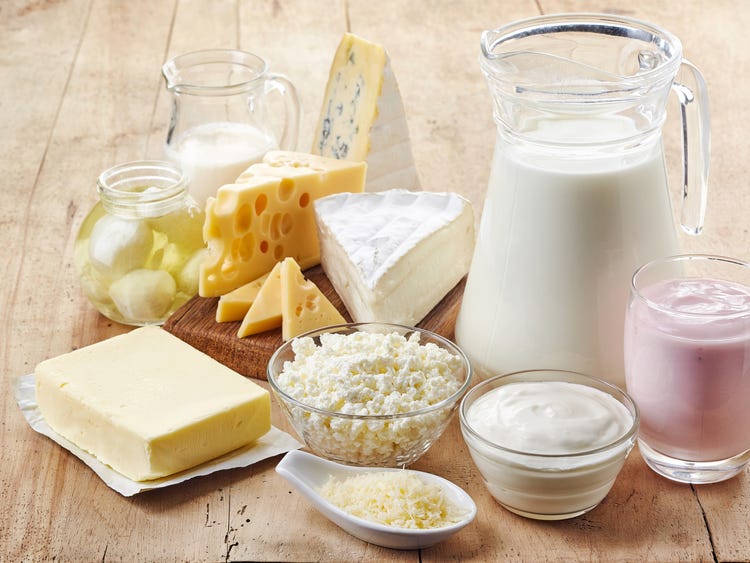 How do you recover from too much dairy?
