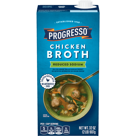 How do you reduce sodium in chicken broth?