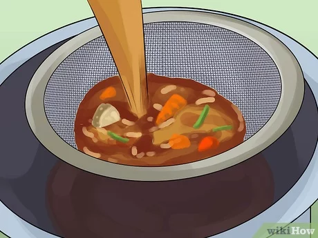 How do you reduce stew liquid?
