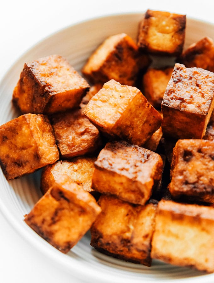 How do you reheat air fried tofu?