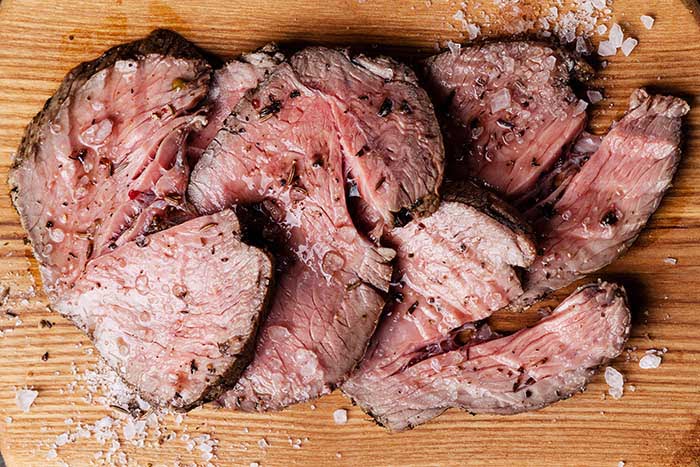 How do you reheat cooked beef?