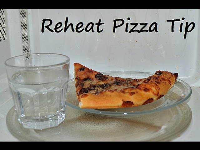 How do you reheat crispy food in the microwave?