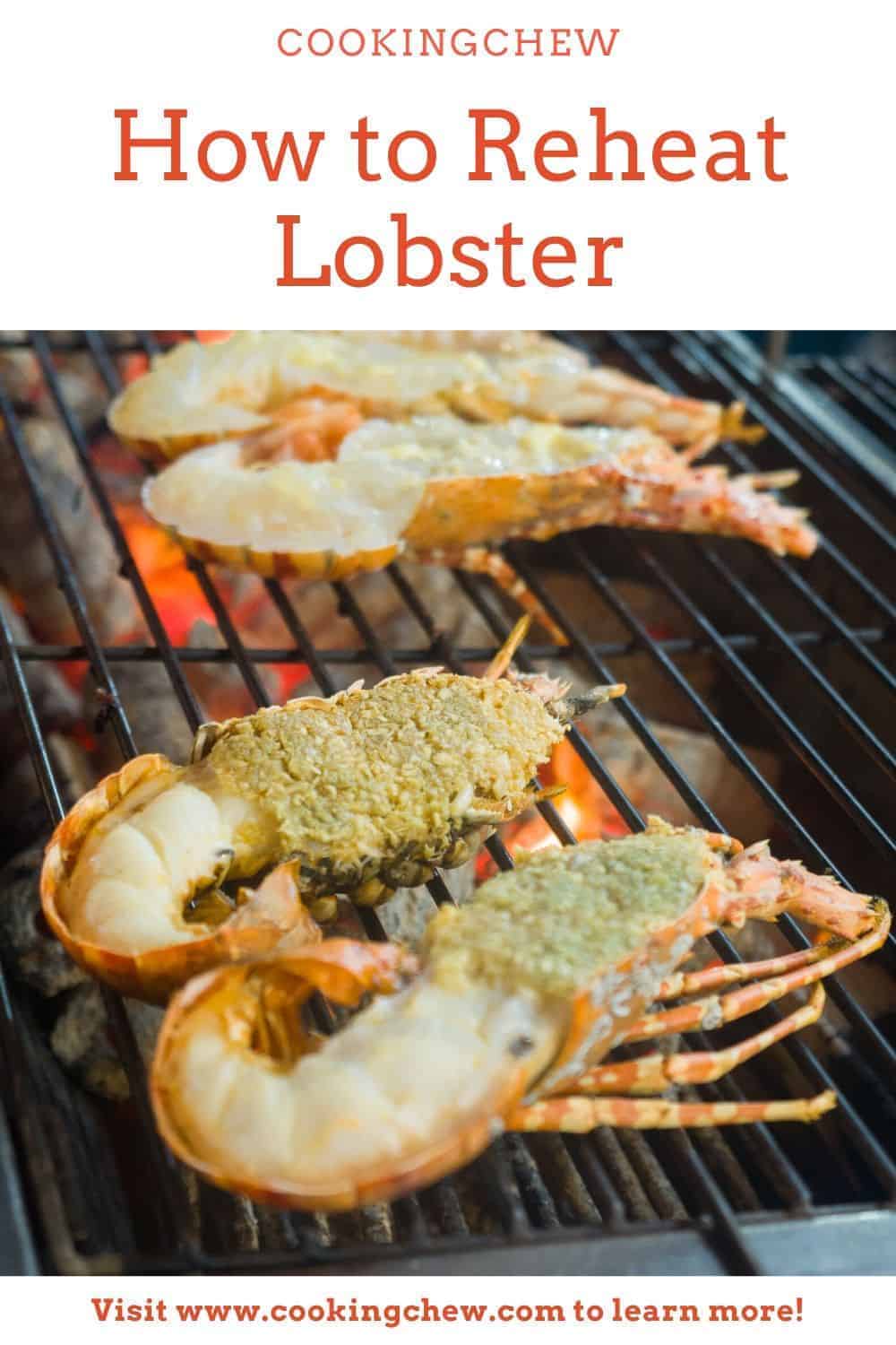 How do you reheat frozen lobster pieces?