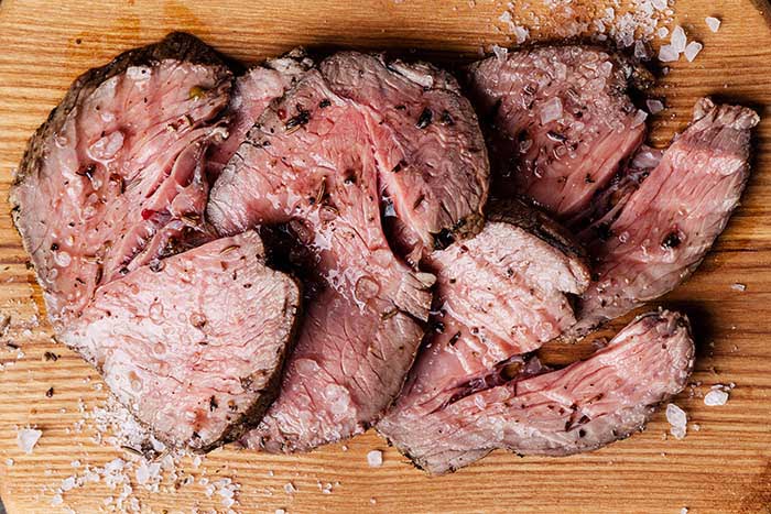 How do you reheat moist roast beef?