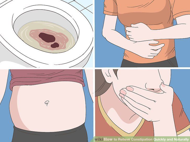 How do you relieve constipation quickly?