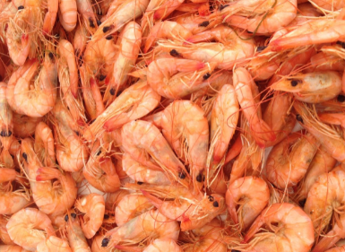How do you remove salt from frozen prawns?