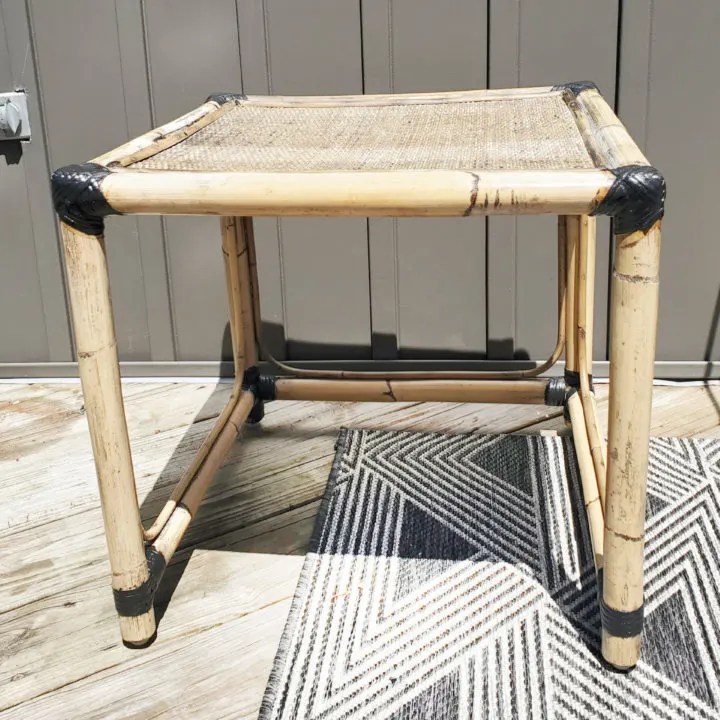 How do you revive bamboo furniture?