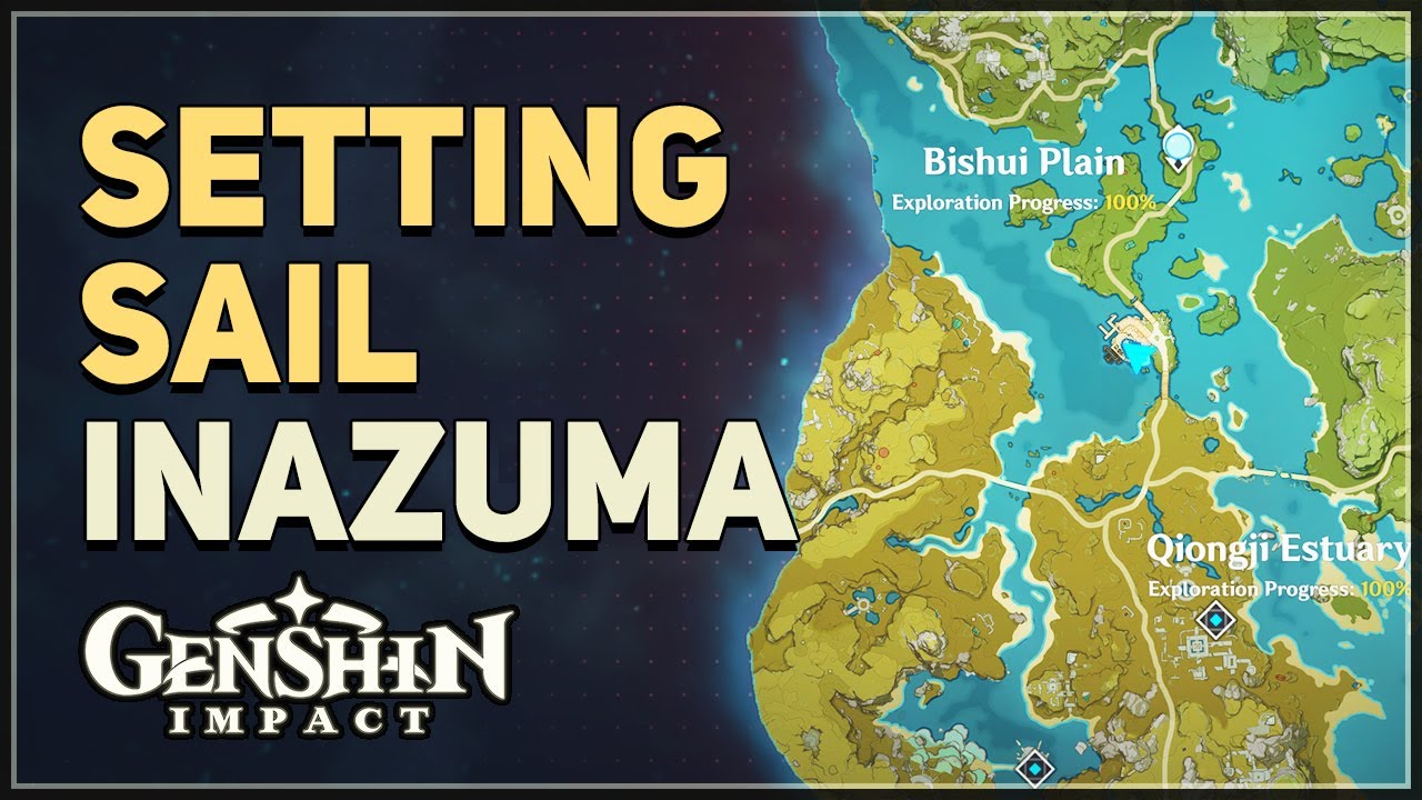 How do you sail back to Inazuma?
