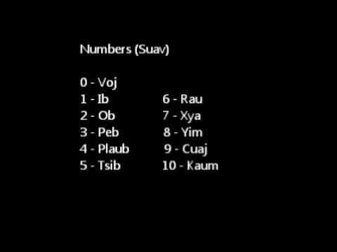 How do you say 20 in Hmong?