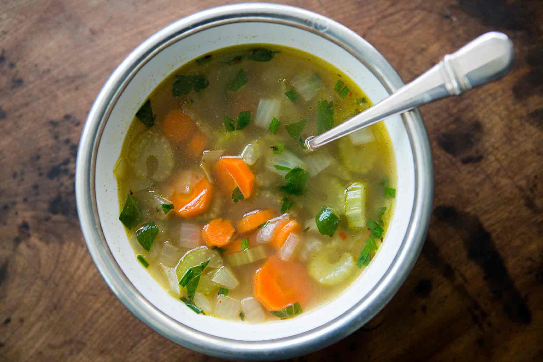 How do you season a soup?