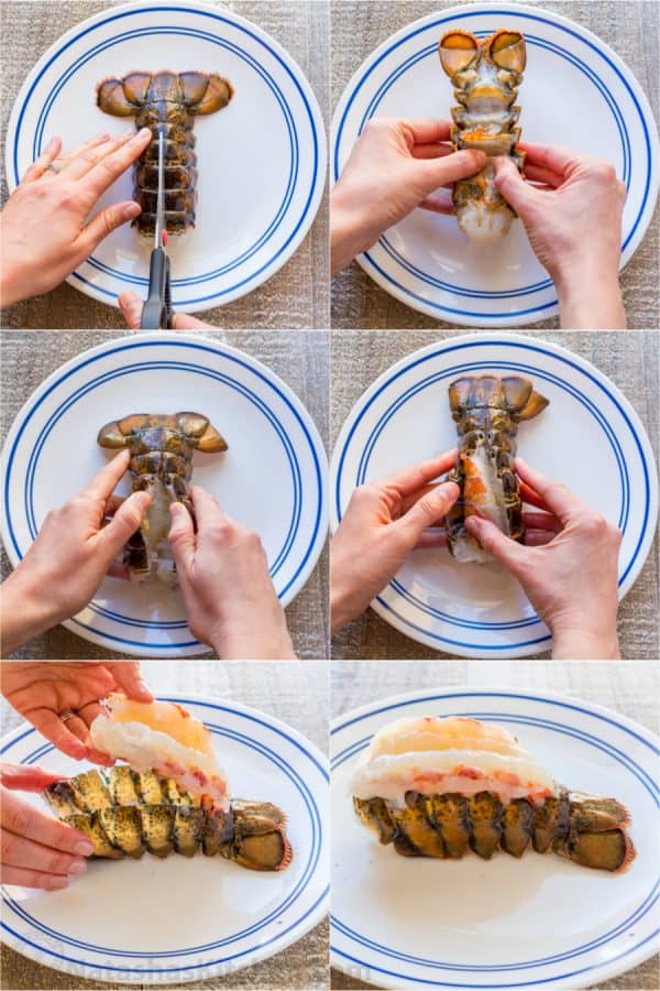 How do you serve a lobster tail?