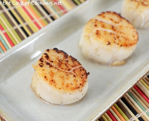 How do you soak sea scallops?