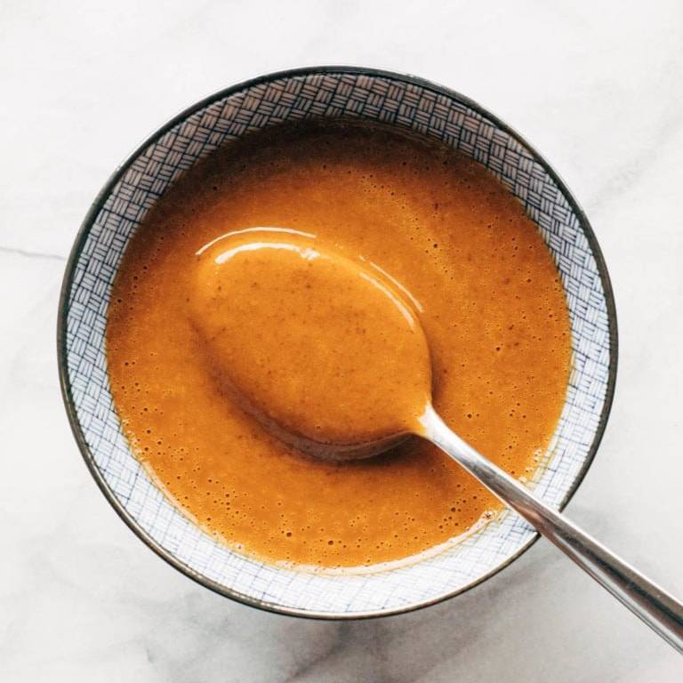 How do you soften a peanut sauce?