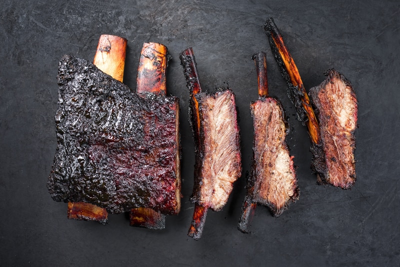 How do you soften burnt ribs?