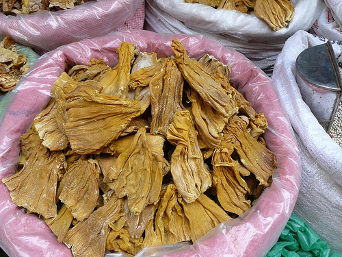 How do you soften dried bamboo shoots?