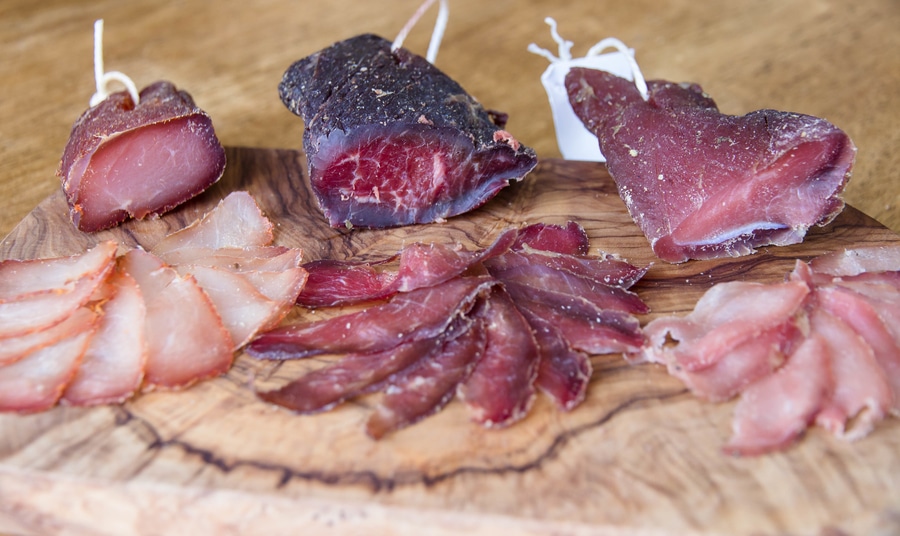 How do you soften dry cured meat?