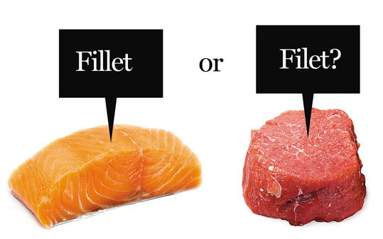 How do you spell filet of fish?