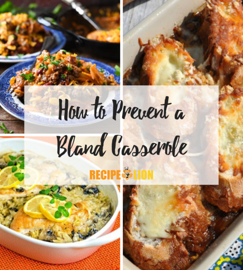 How do you spice up a bland casserole?