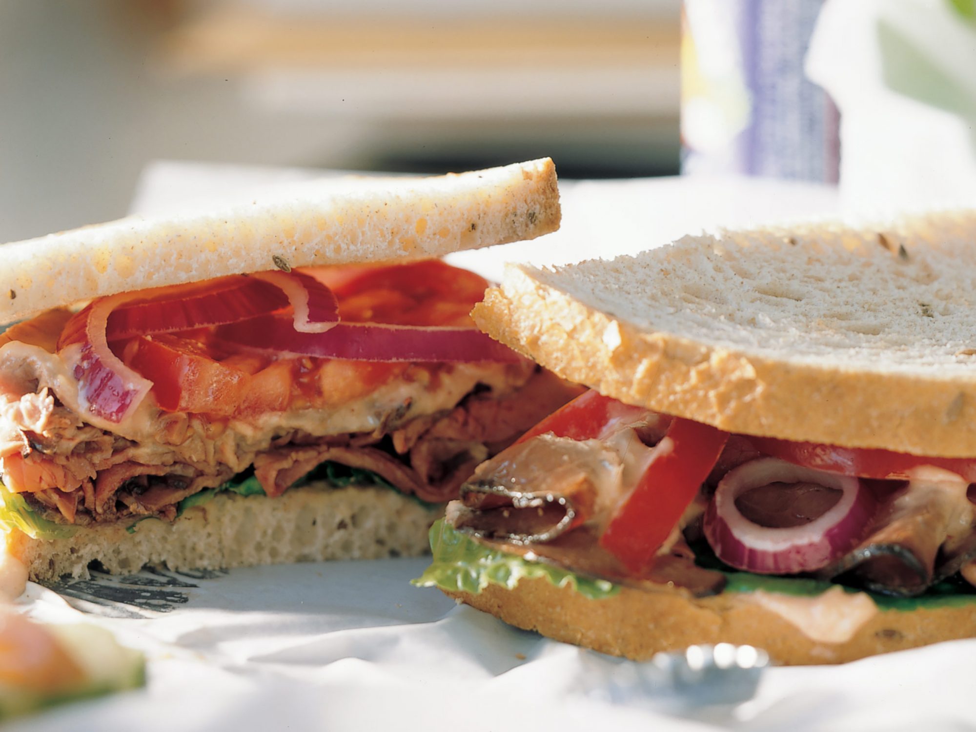 How do you spice up a roast beef sandwich?