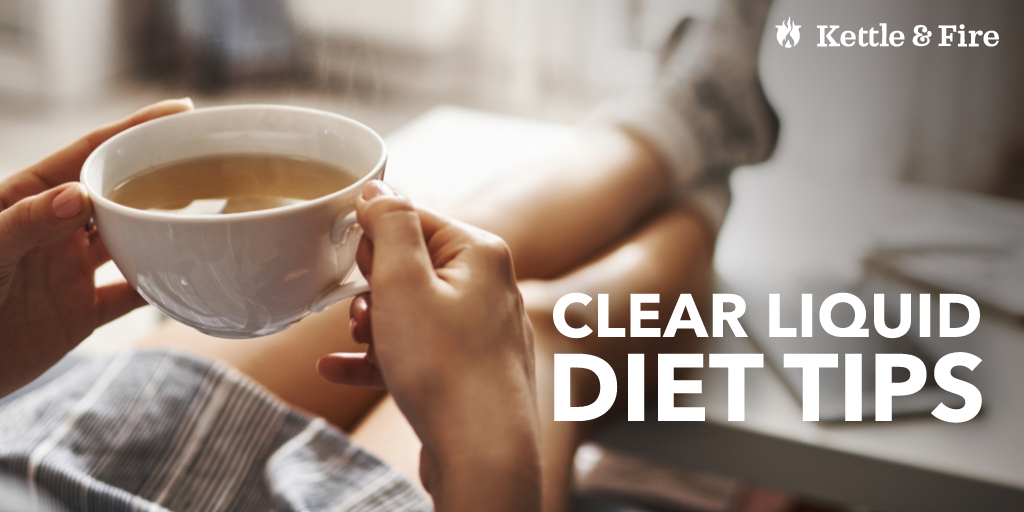 How do you stop hunger on a clear liquid diet?