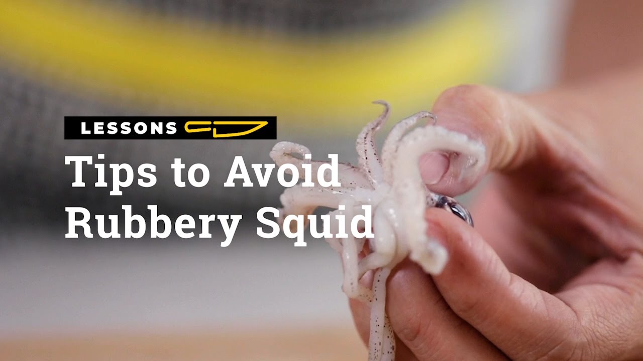 How do you stop rubbery squid?