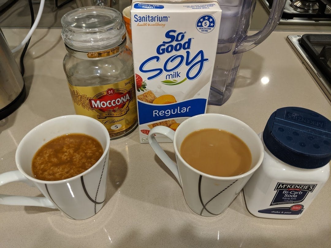How do you stop soy milk curdling in coffee Reddit?