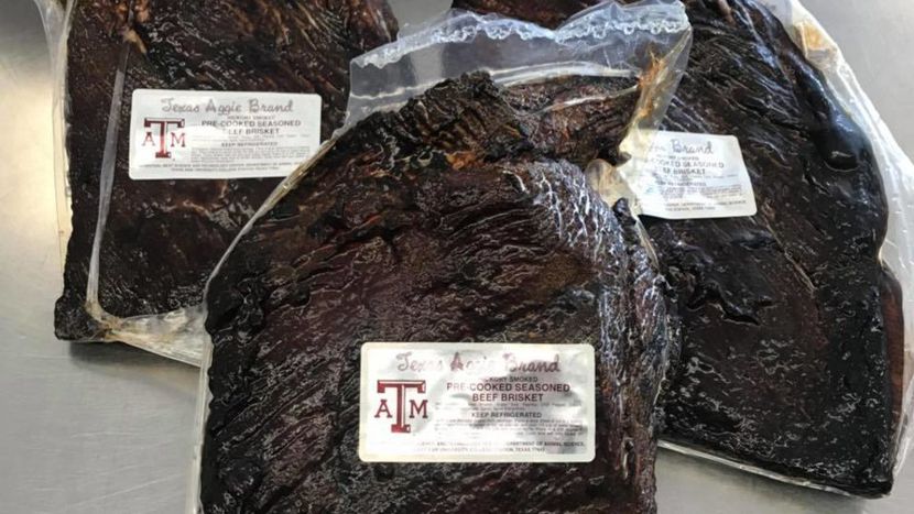 How do you store a fully cooked brisket overnight?