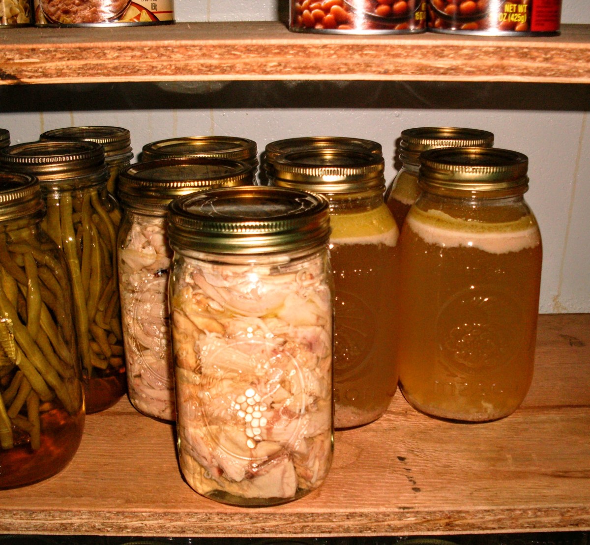 How do you store canned chicken broth?