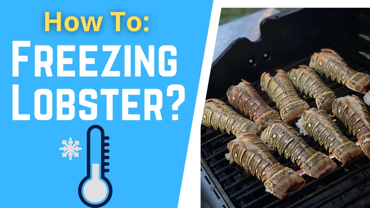 How do you store cooked lobster tails in the freezer?