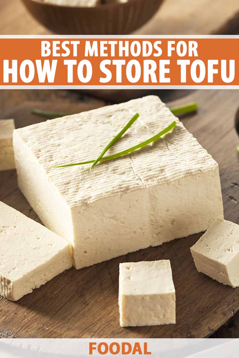 How do you store cubed tofu?