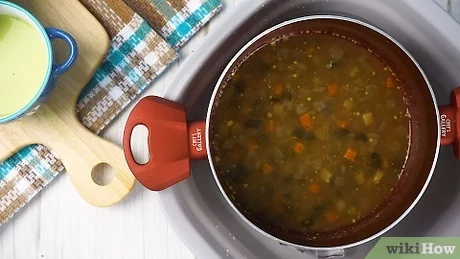 How do you store large amounts of soup?