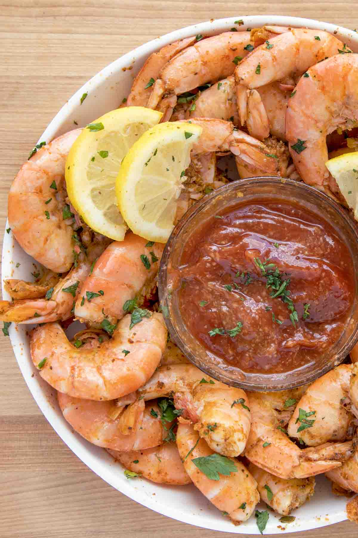How do you store peel and eat shrimp?