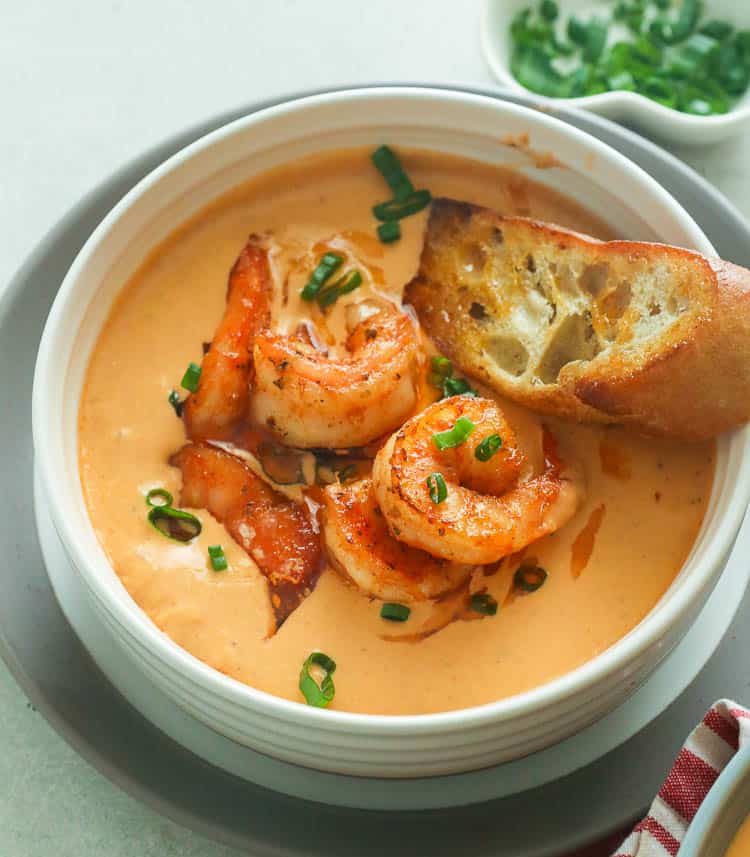 How do you store shrimp bisque?