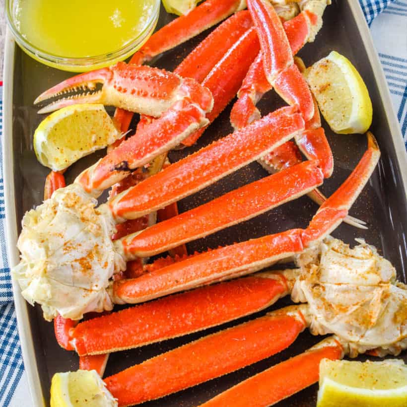 How do you store snow crab legs before cooking?