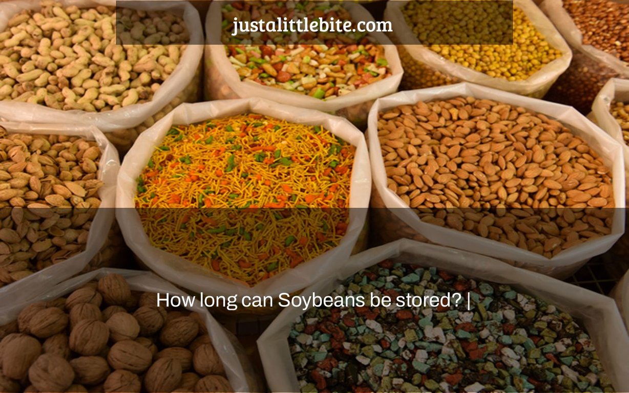 How do you store soybeans in the fridge?