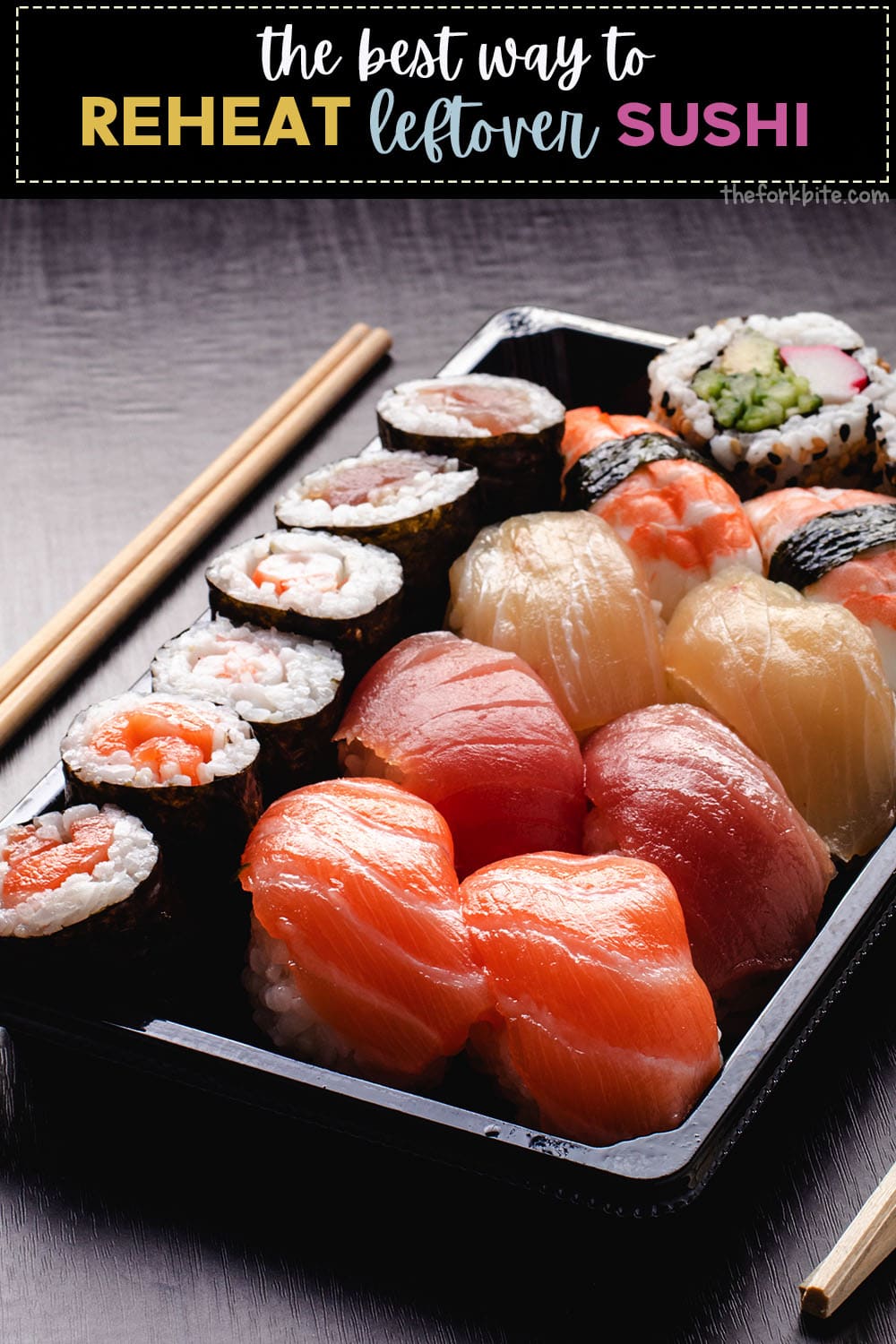How do you store sushi for later eating?