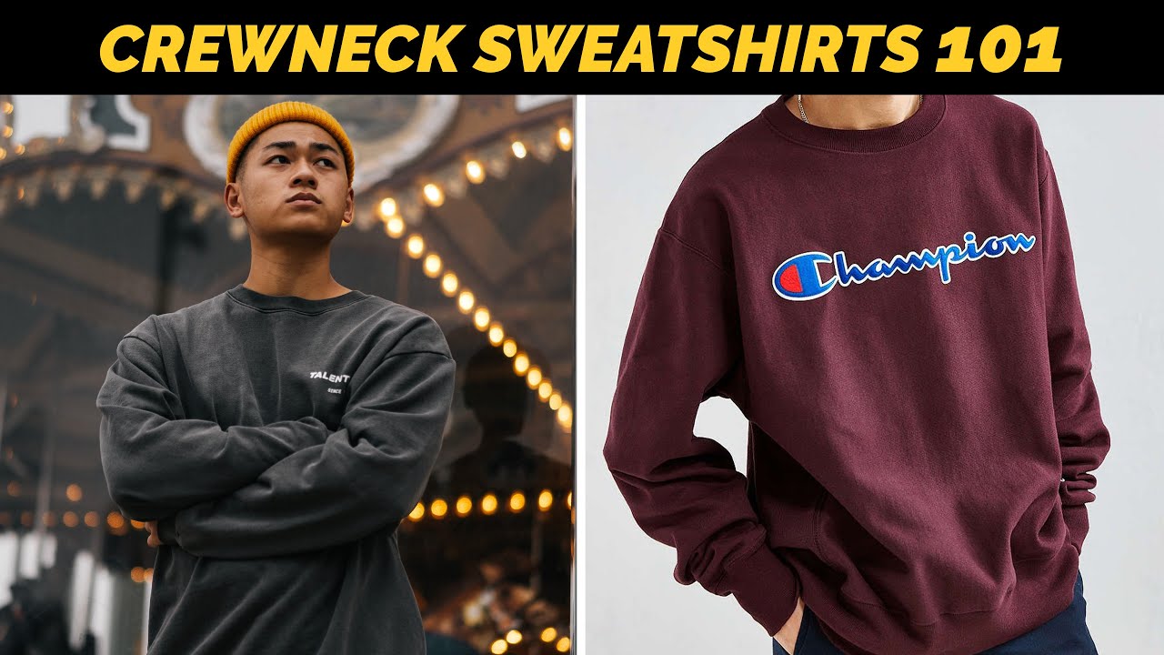 How do you style a crew neck sweater?