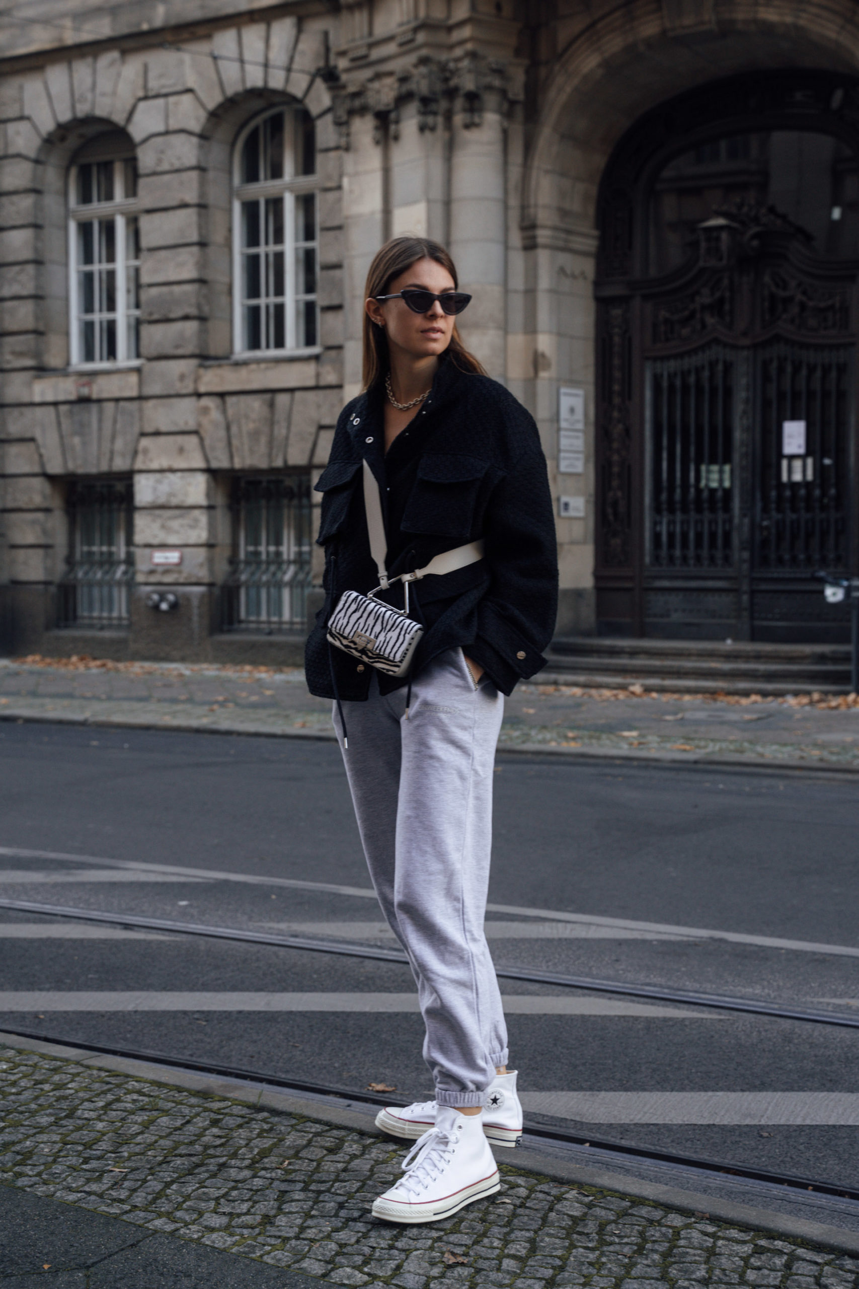 How do you style over sweatpants?