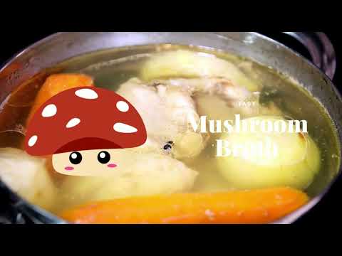 How do you substitute beef broth for mushroom broth in cooking?