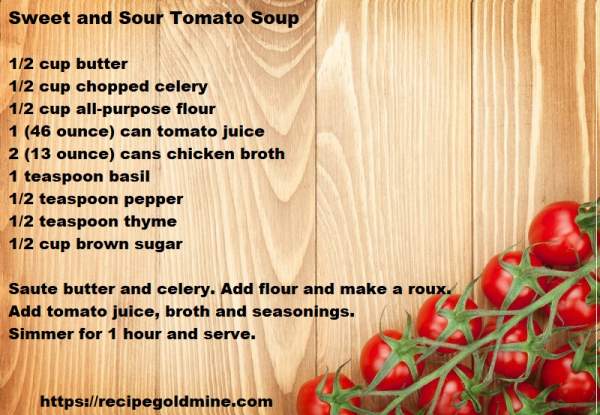 How do you sweeten sour tomato soup?