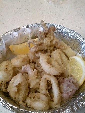 How do you tell if fried calamari is undercooked?