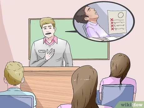 How do you tell if someone is farting in the classroom?