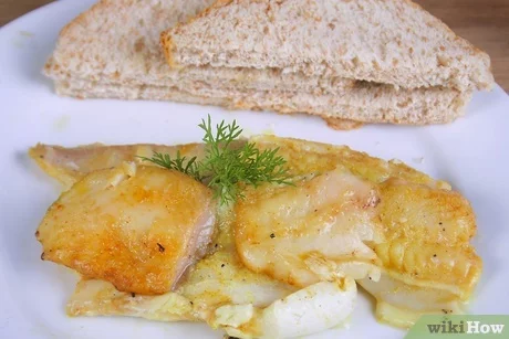 How do you tell when smoked haddock is cooked?