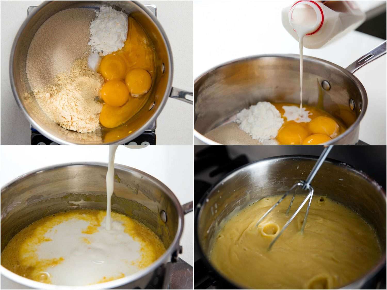 How do you temper egg yolks in soup?